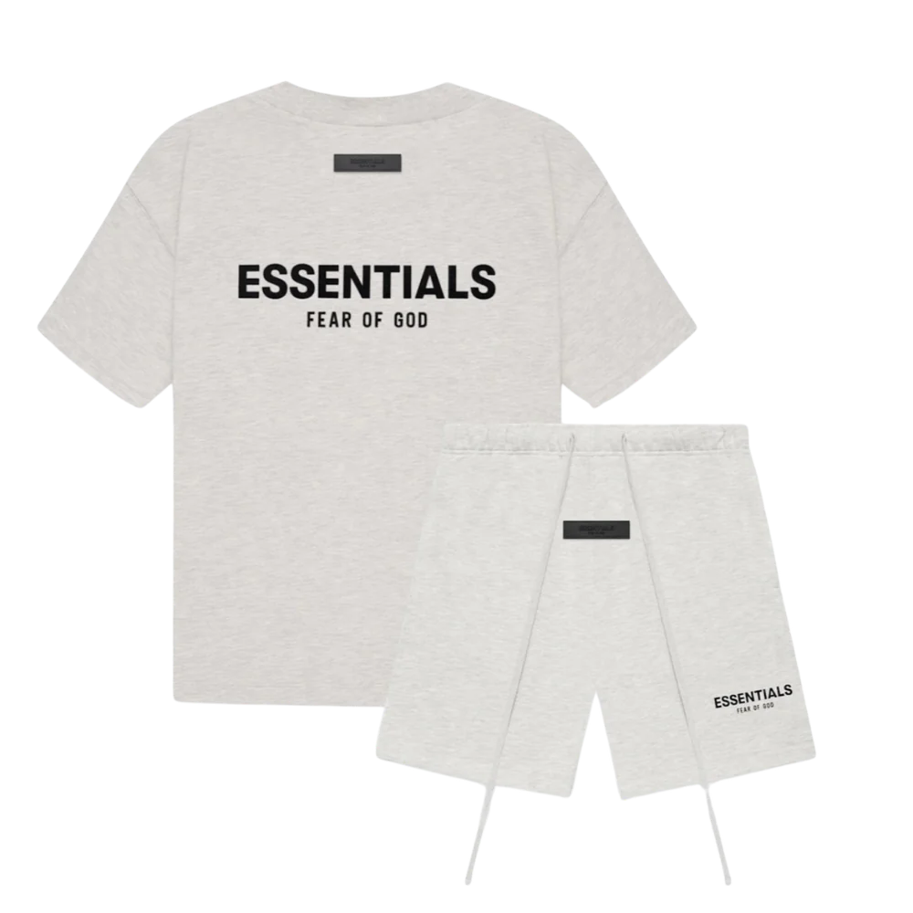 Fear of God Essentials Light Oatmeal Summer set